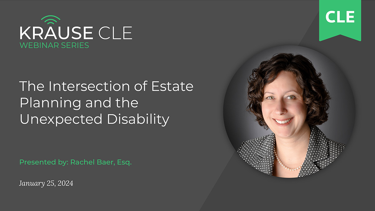 The Intersection of Estate Planning and the Unexpected Disability ...
