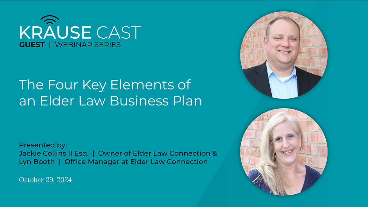 The Four Key Elements of an Elder Law Business Plan - Attorney Access